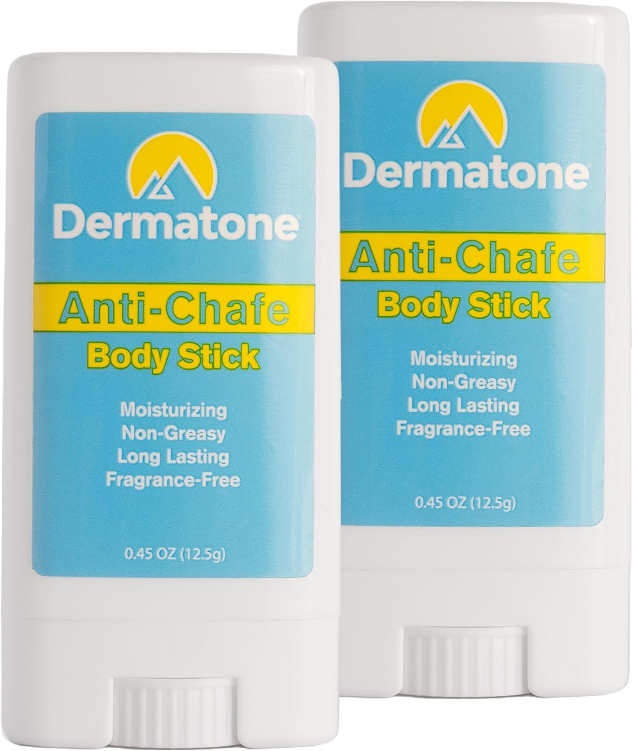 Amazon.com : DERMATONE Anti-Chafe Body Stick | 2-Pack | Fragrance Free ...