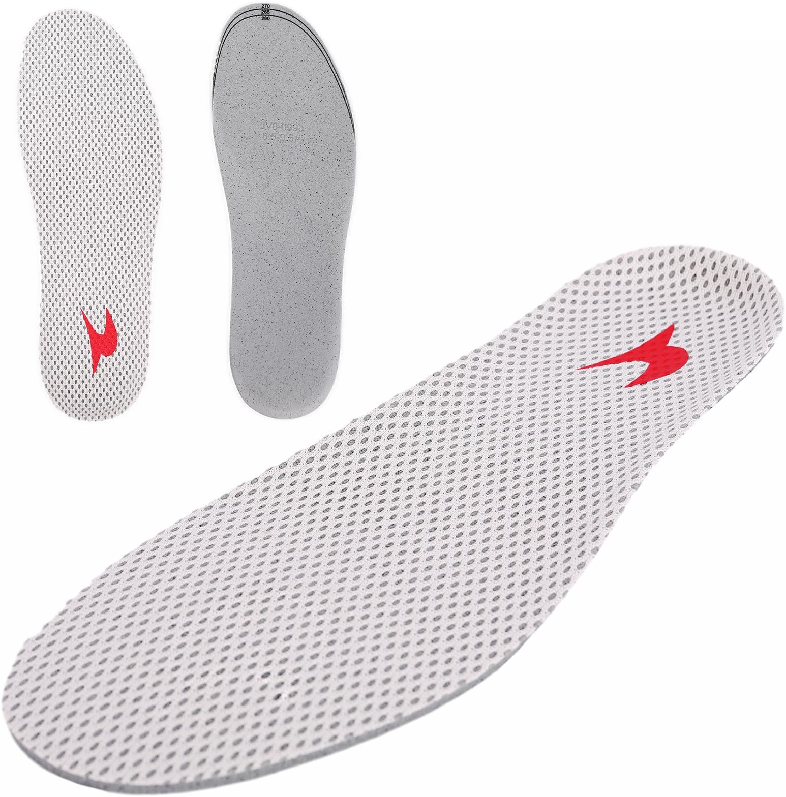 Amazon.com: Breathable Shoe Insoles Inserts, Comfort Thin Lightweight ...