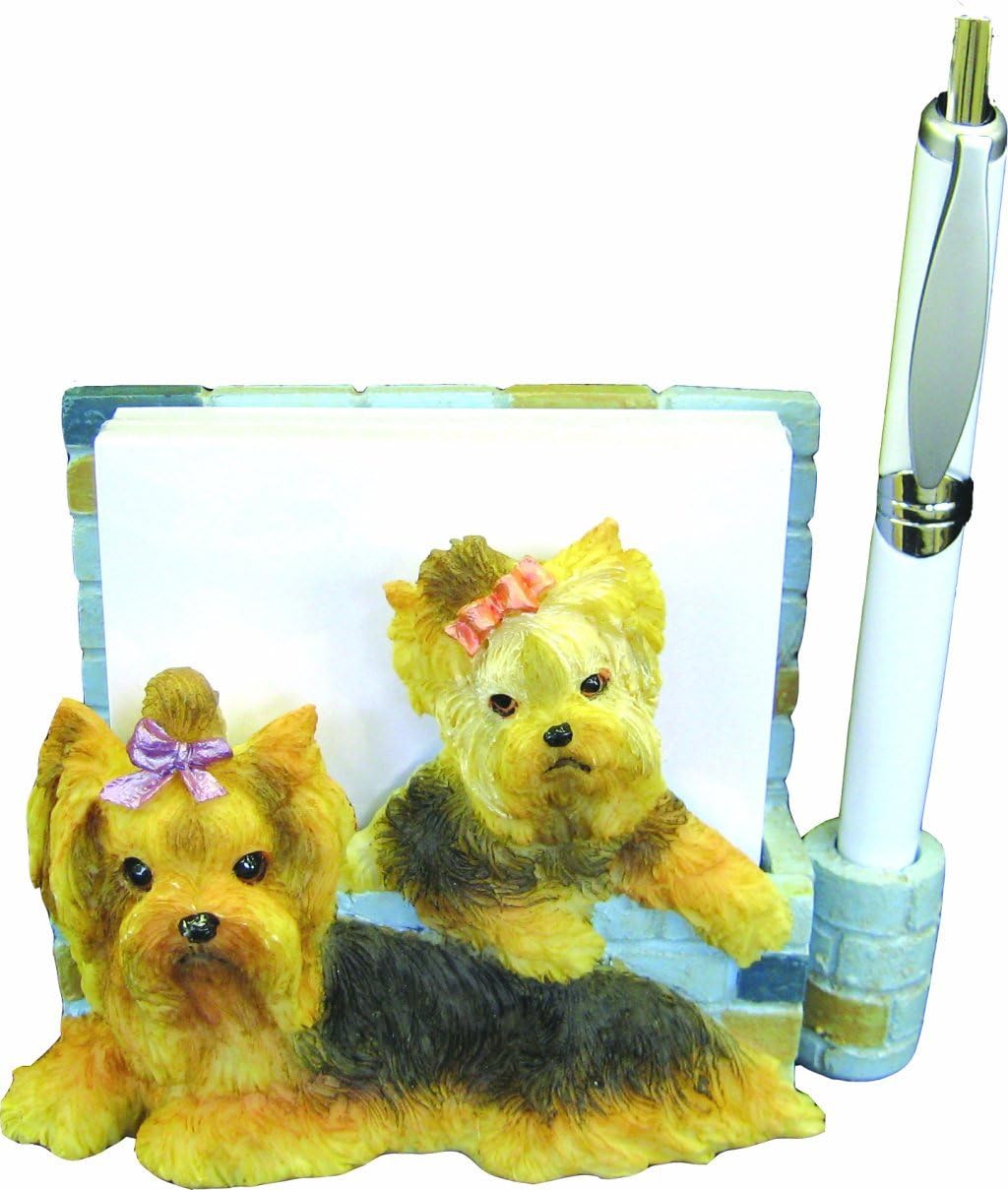 Amazon.com: E&S Pets 3D Magnetic Yorkie Note Holder pet Note Holder ...