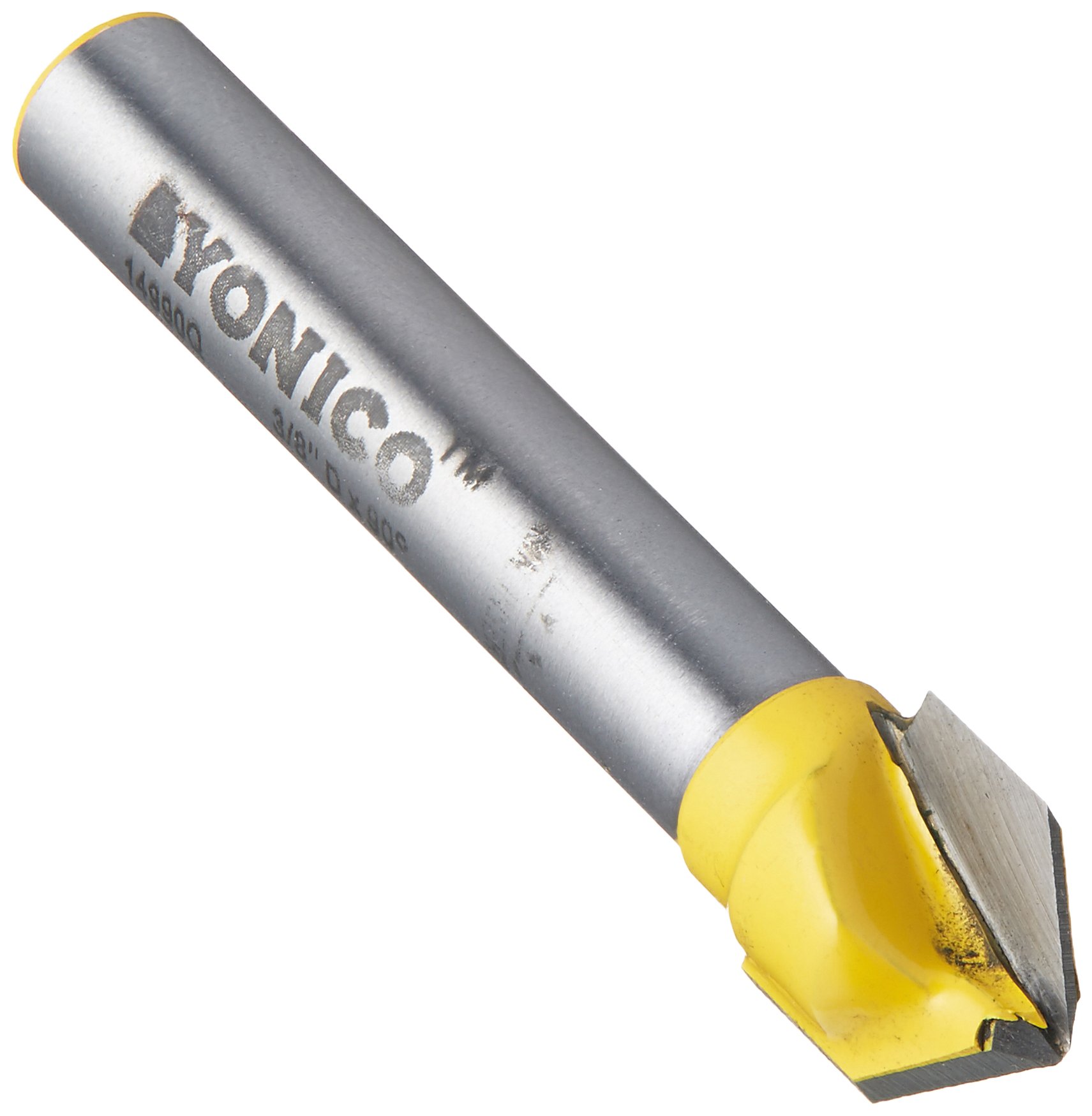 Snapklik.com : YONICO V Groove Router Bit 90 Degree X 3/8-Inch Diameter ...