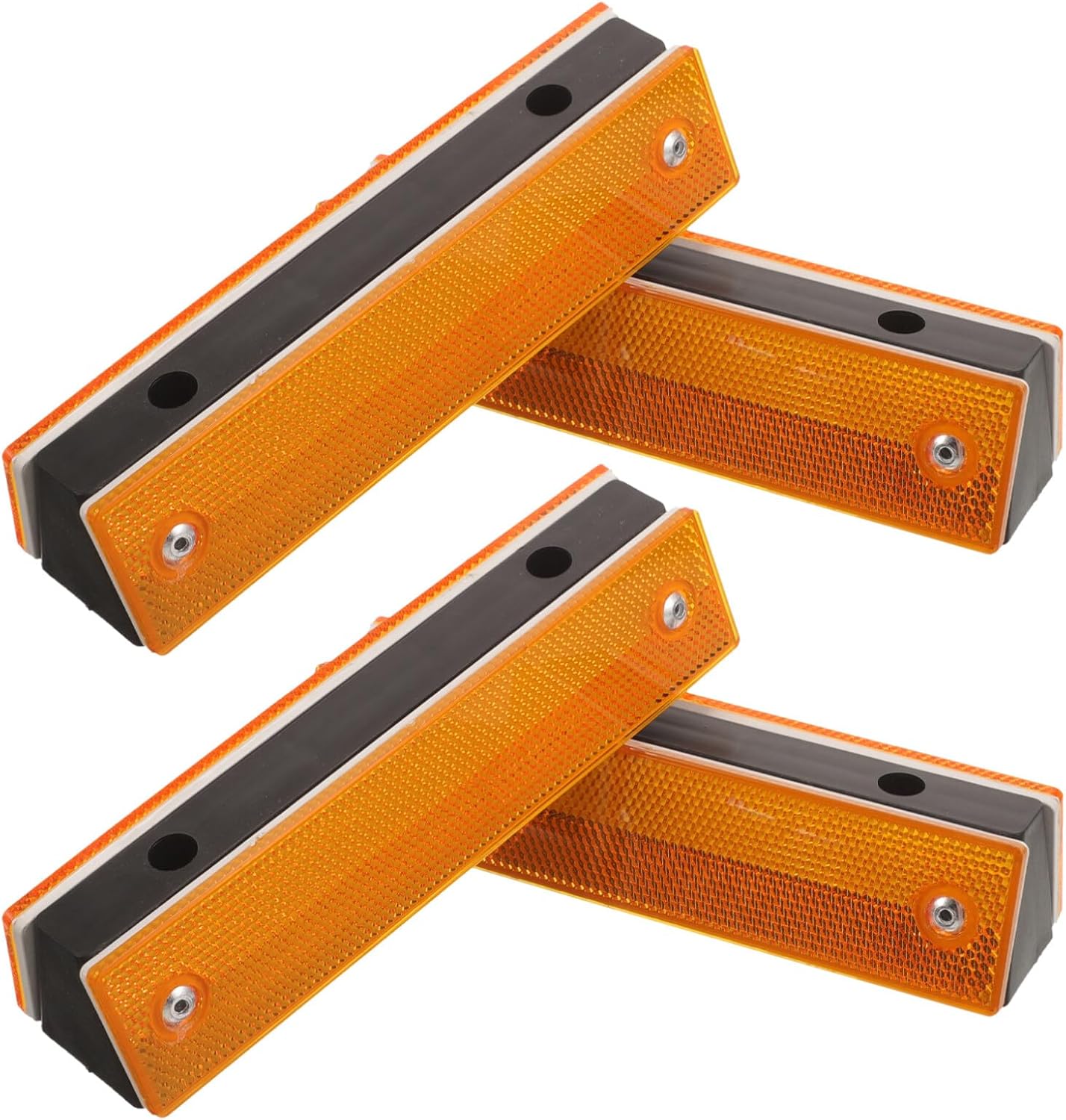 JECOMPRIS Road Reflector Markers, 4pcs Street Pavement Asphalt Stud ...