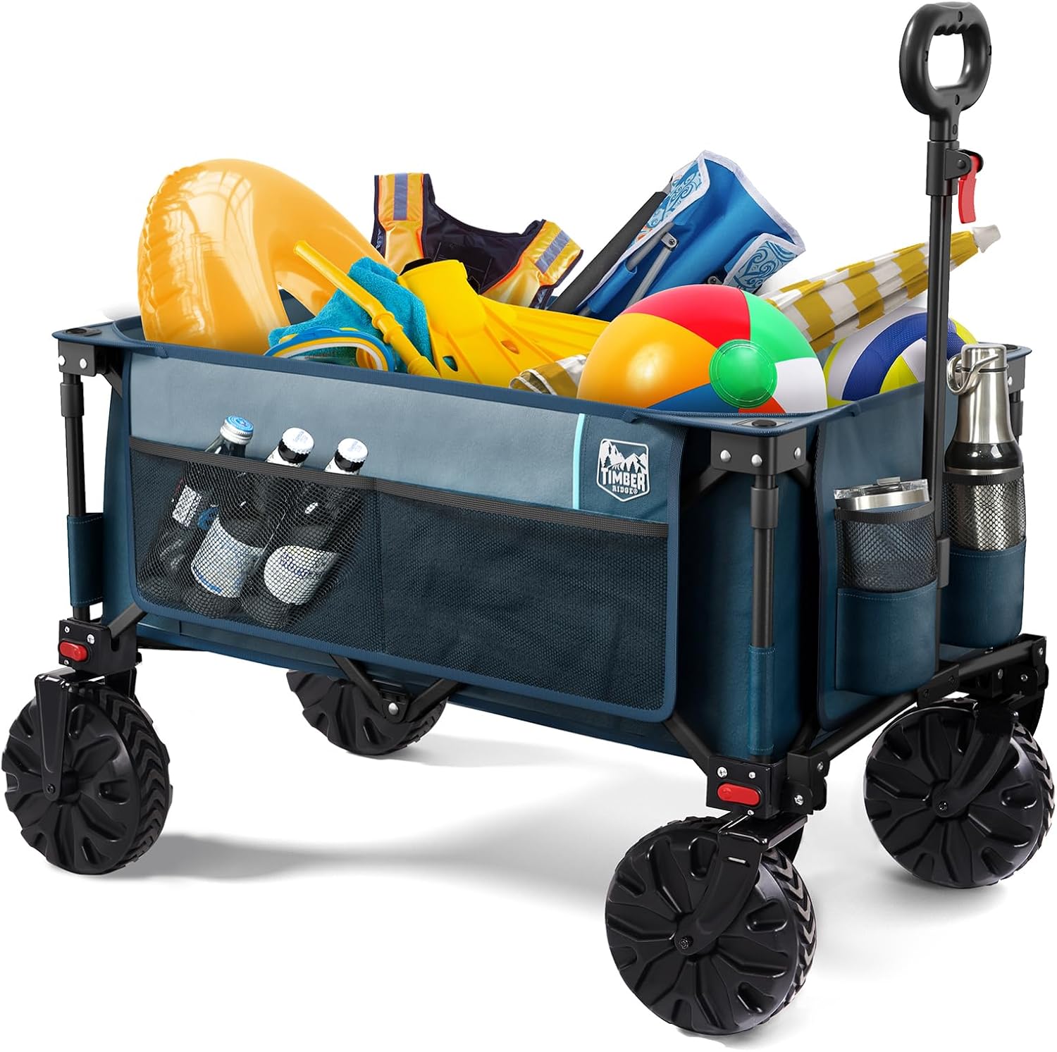Amazon.com : TIMBER RIDGE Outdoor Collapsible Wagon Utility Folding ...