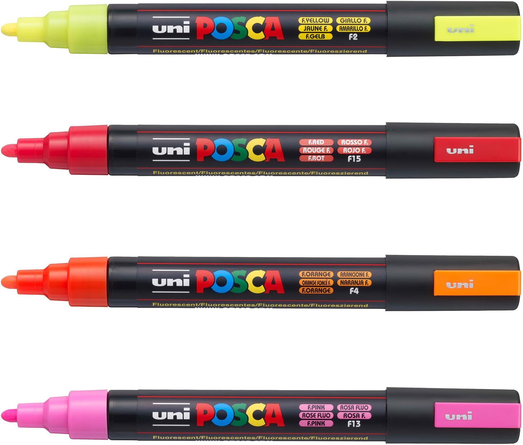 POSCA - PC-5M - Paint Marker Art Pens - 1.8-2.5mm - Purple Tones Set of ...