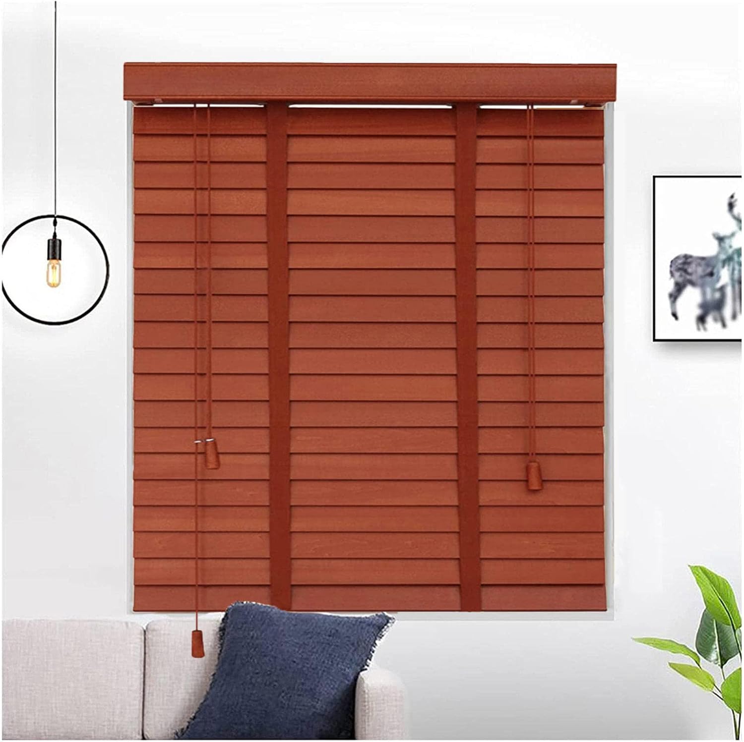 Stores De Fenêtre 40/65/70/85/90/105cm, Stores Vénitiens en Bois Massif ...