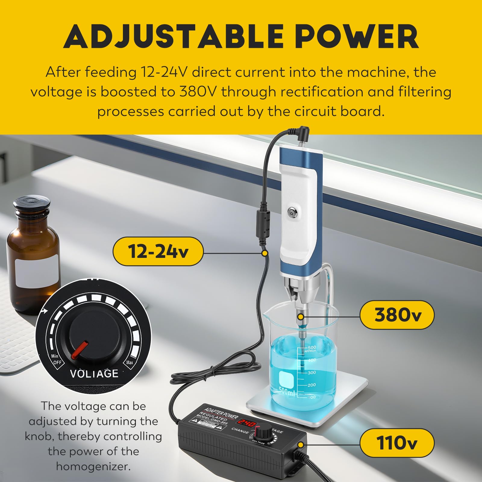 Snapklik.com : CGOLDENWALL Ultrasonic Homogenizer Handheld Portable ...