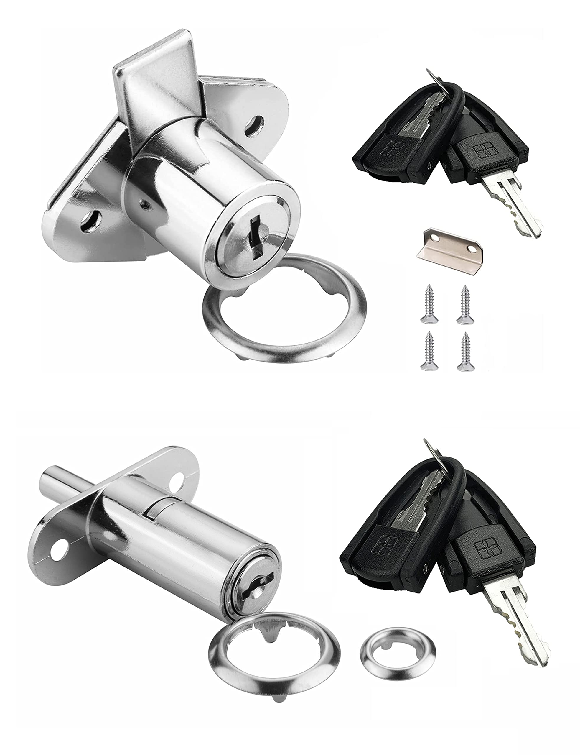XIEHE 801 Office Cabinet Door Locker with Keys 7/8 in and XIEHE Zinc ...