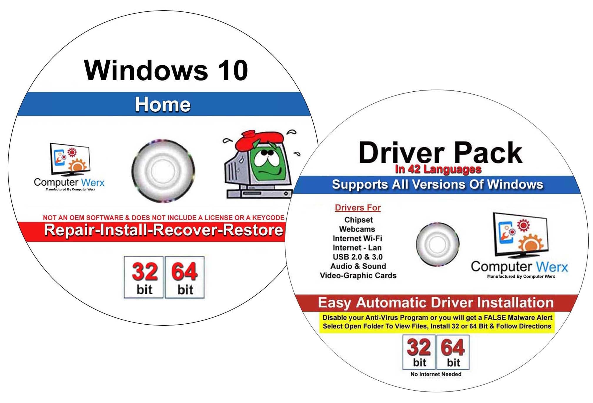Amazon.com: Computer Werx Compatible with Windows Replacement for 10 ...