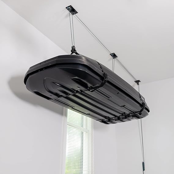 Amazon.com: Teal Triangle Ceiling Storage Hoist for Cargo Box - Heavy ...