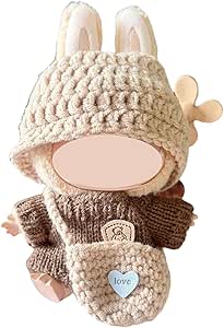 Amazon.com: Cute Clothes for Dolls (Not Included Labub uDolls), Fashion ...