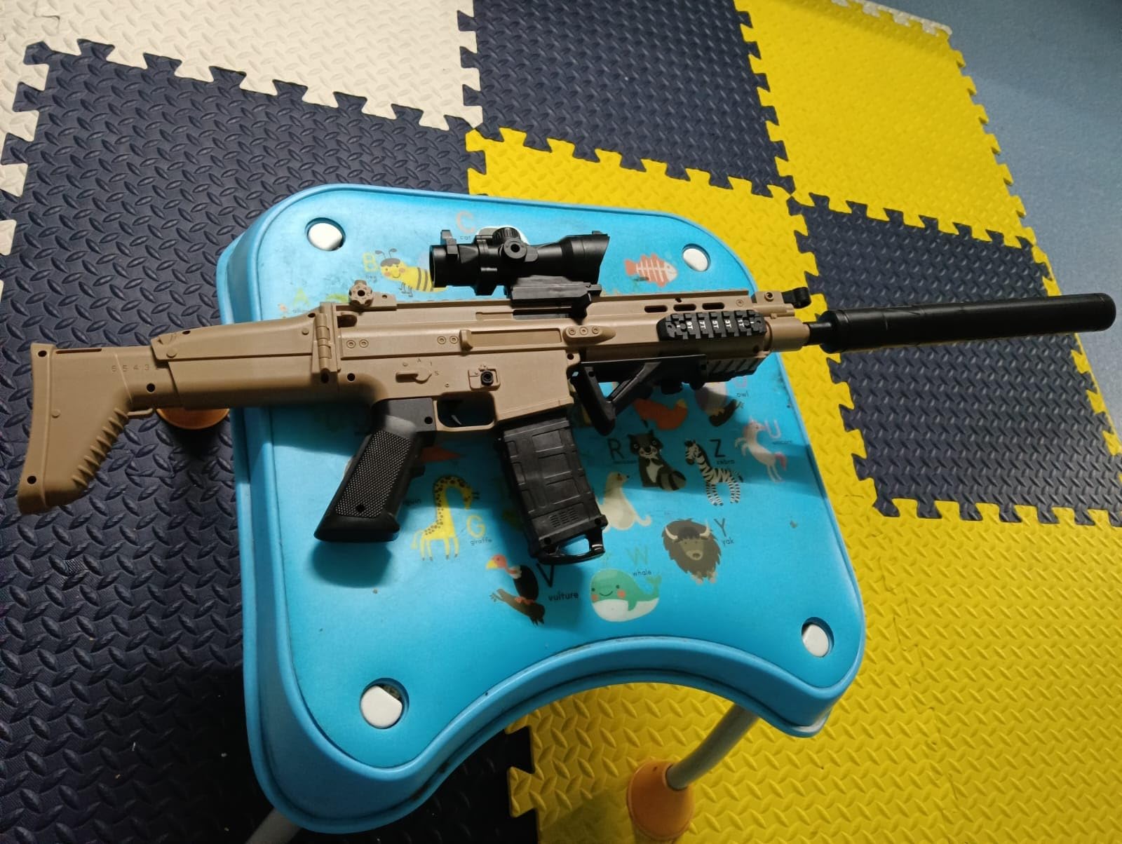 HALO NATION® Scar Gun Heavy Airsoft Scar Assault Rifle Toy Gun Big Size ...