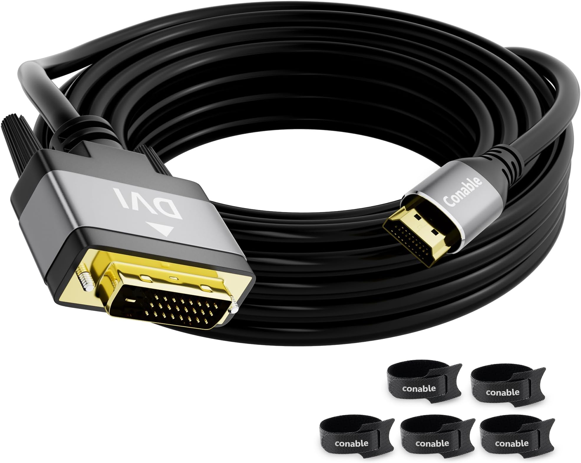 Amazon.com: DVI to HDMI Cable 15FT, Bi-Directional HDMI to DVI Male to ...