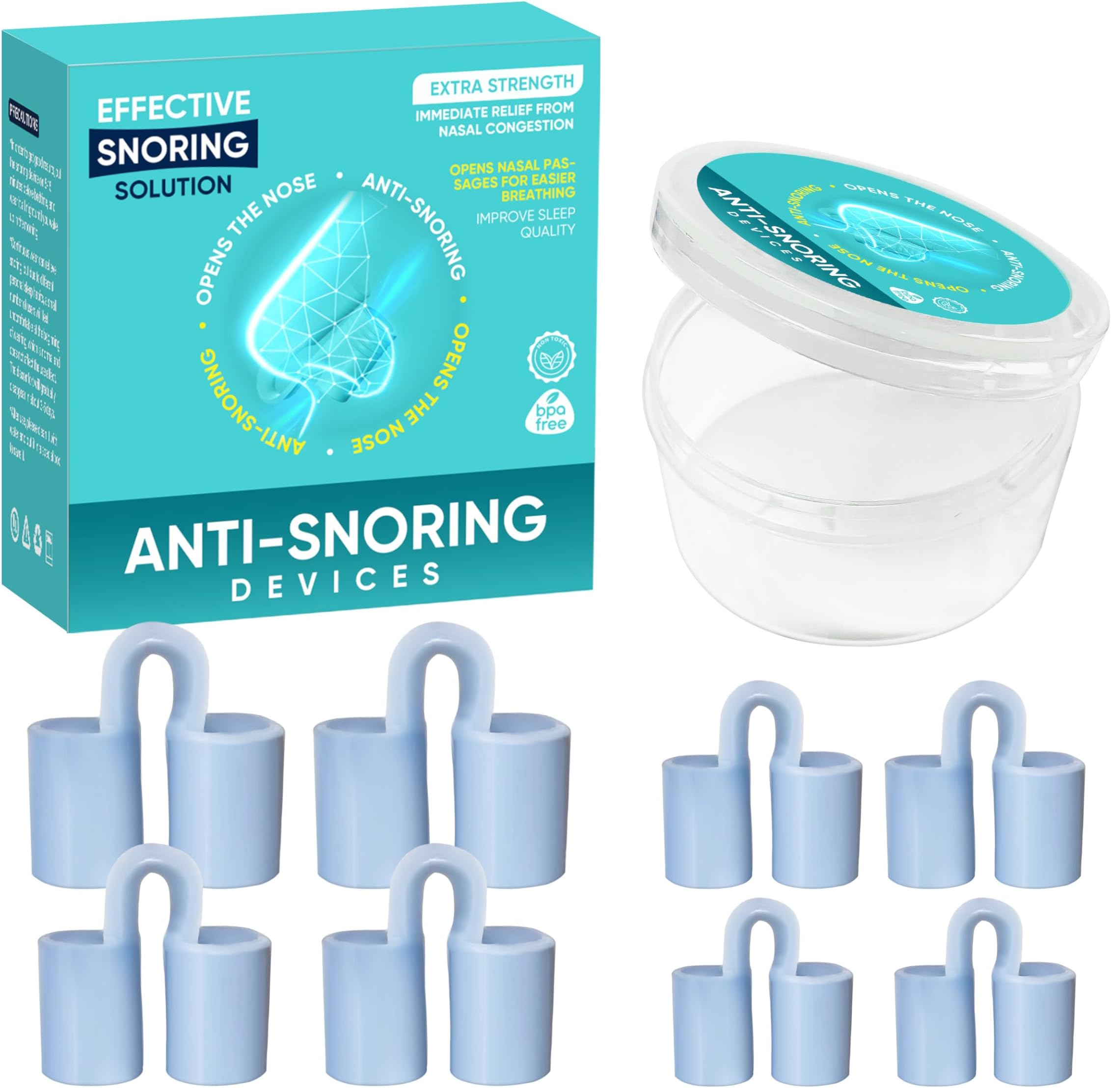 Amazon.com: SnorePin™ Advanced Anti Snore Nose Vents - The Natural and ...
