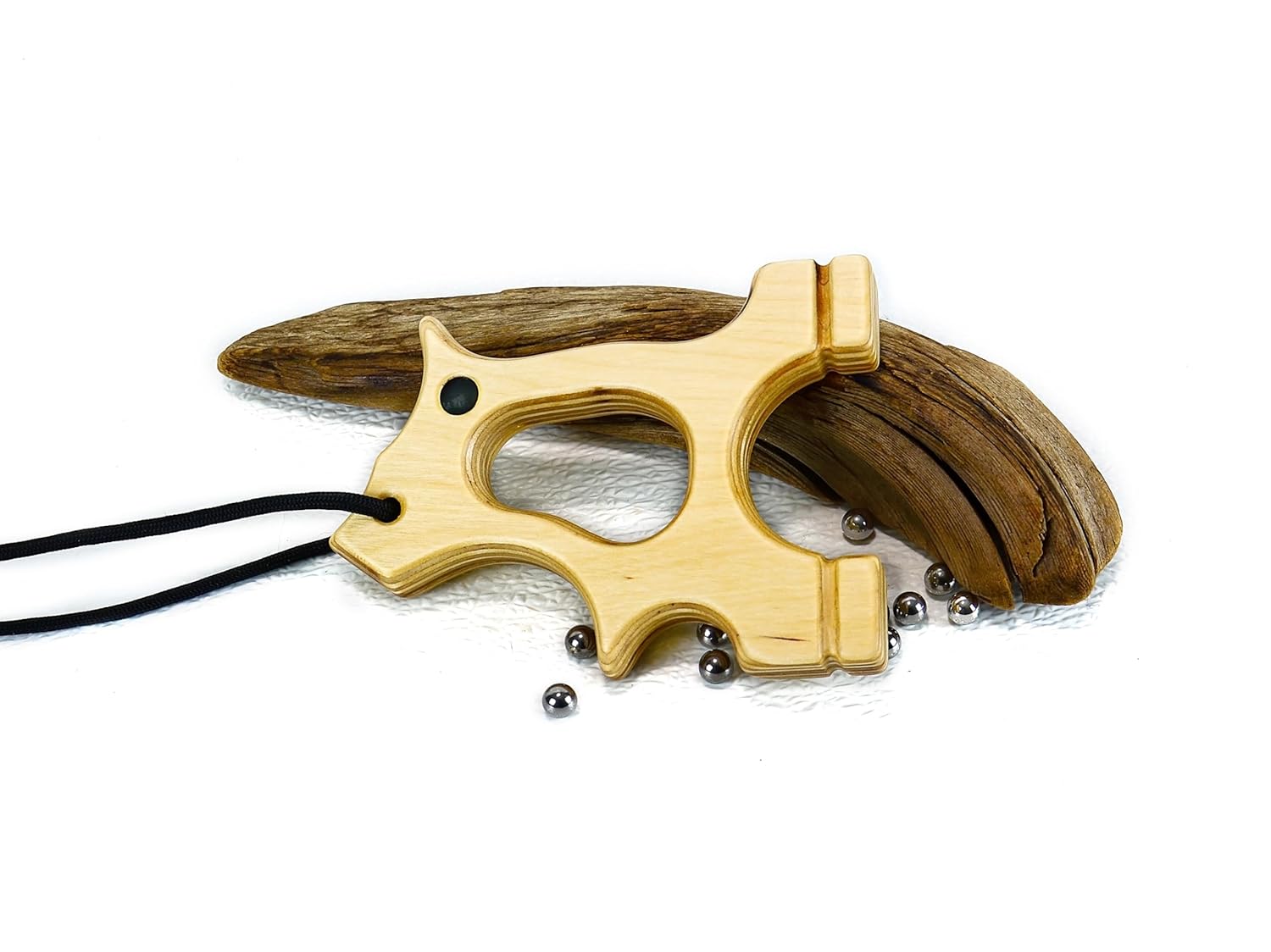 Amazon.com: Wooden Slingshot, Hooligan Frame, Birchwood Sling Shot ...