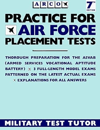 Amazon.com: Practice for Air Force Placement Exams (Practice for Air ...