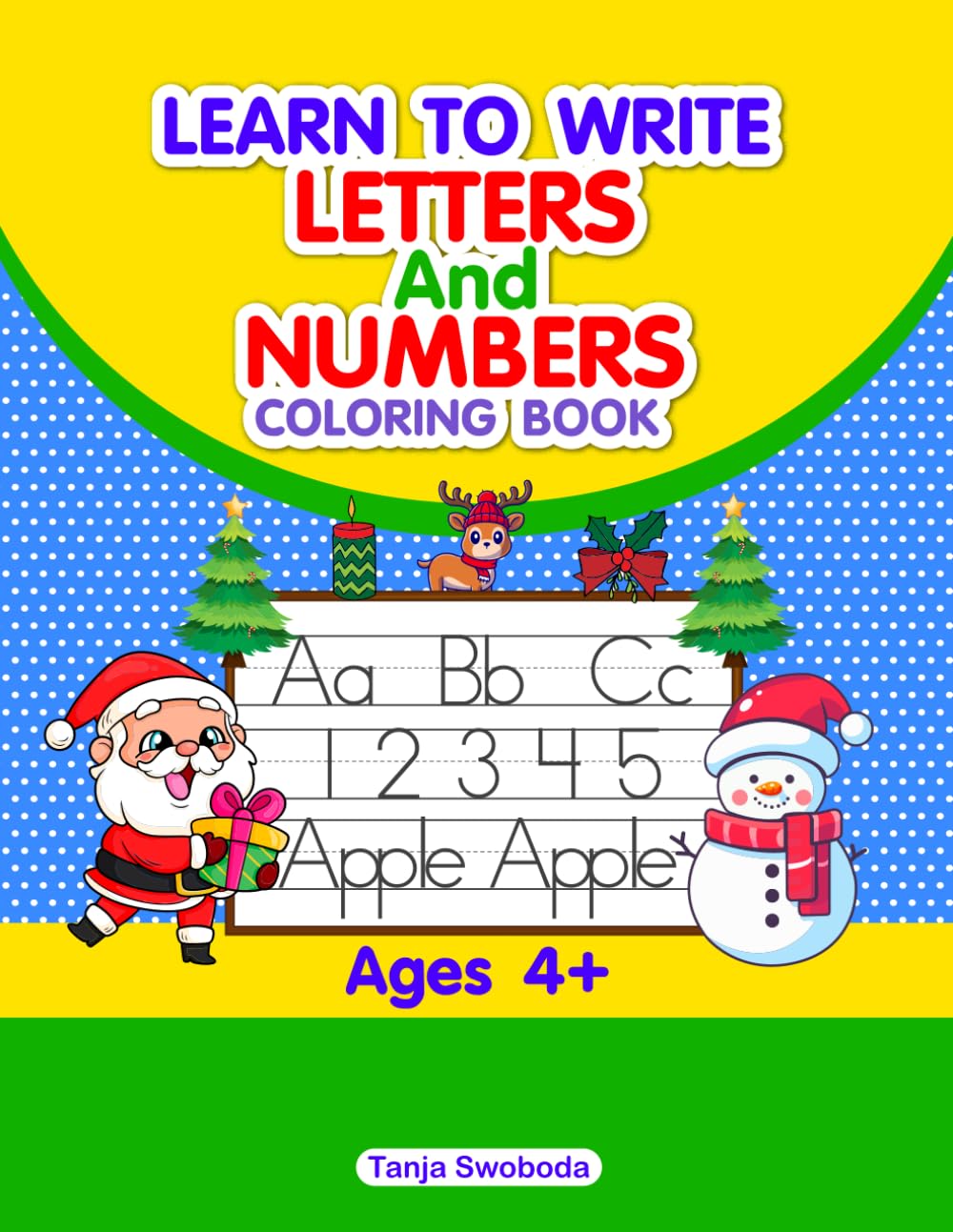 Amazon.com: Learn To Write Letters And Numbers Coloring Book: Alphabet ...