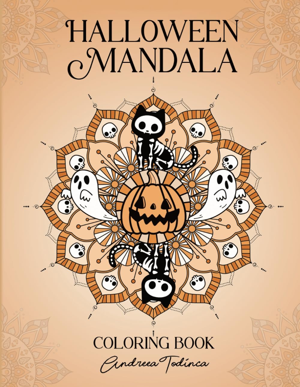 Amazon.com: Halloween Mandala - Coloring Book For Kids and Adults ...