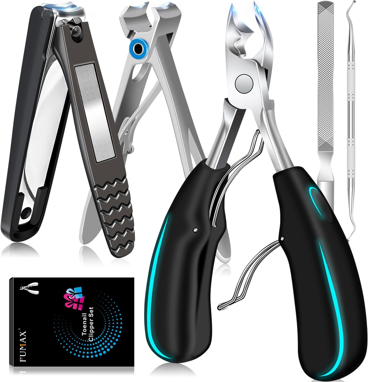 Amazon.com : TIP2TOES 10 Pcs Ingrown Toenail Clippers for Seniors Thick ...