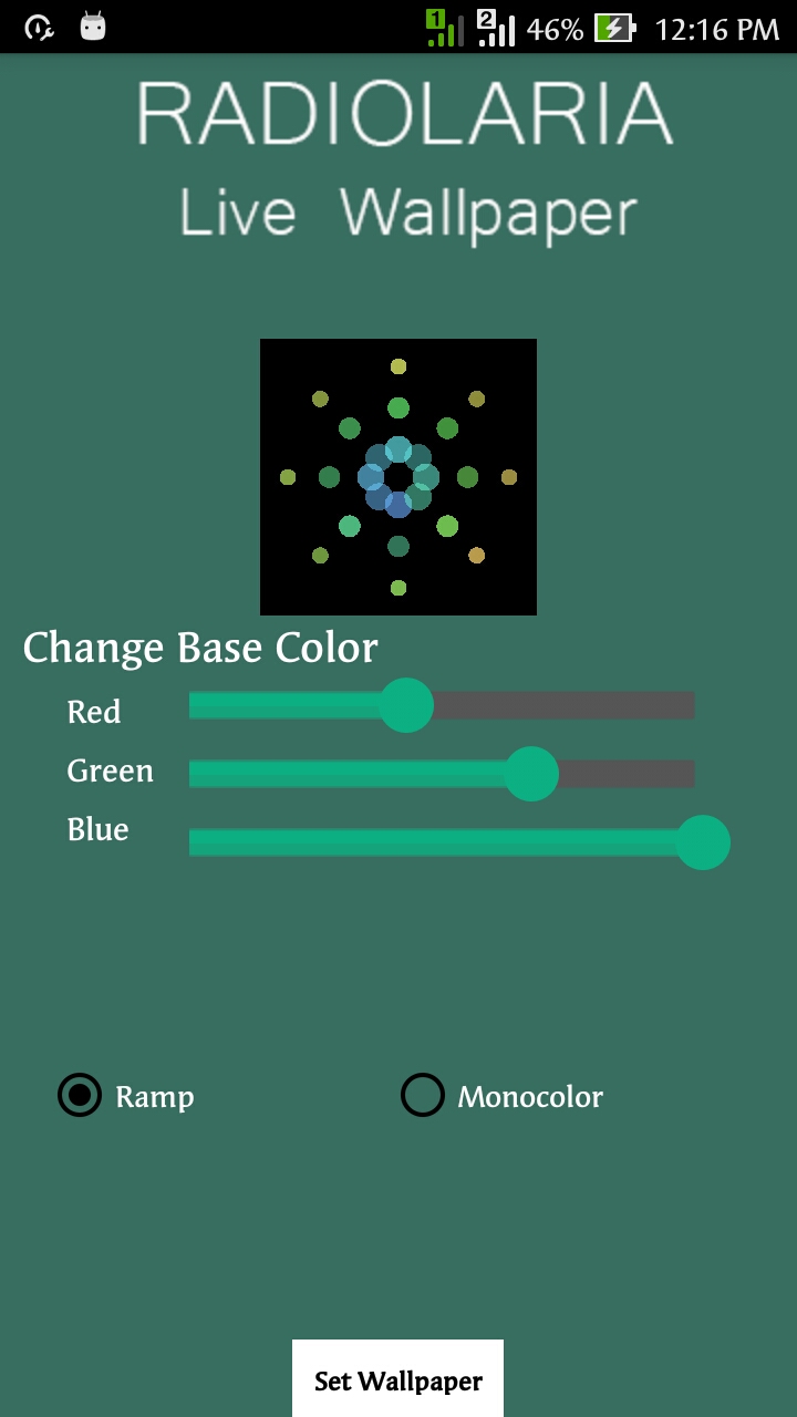 Live Wallpaper RADIOLARIA - App on Amazon Appstore