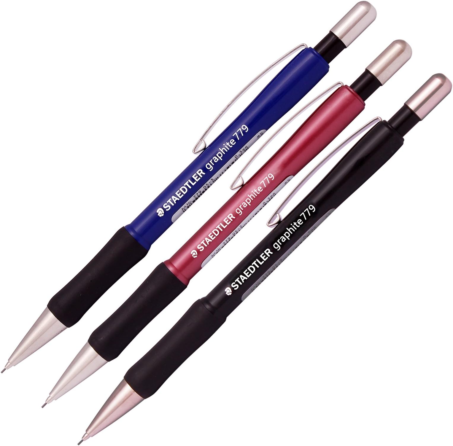 STAEDTLER 779 graphite 0.5 mm automatic mechanical pencil-Red,Blue ...