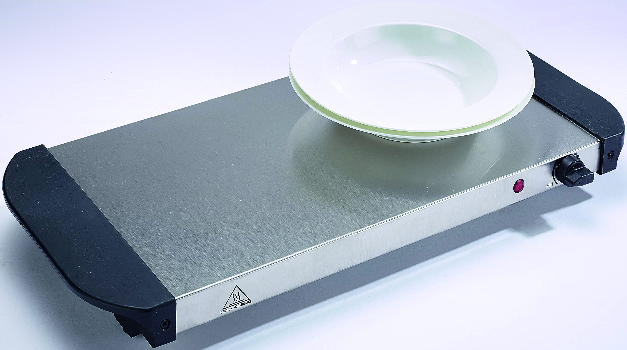 3 Section Buffet Warmer and Hot Plate with 3x 1.5L Trays with lids. 2 ...