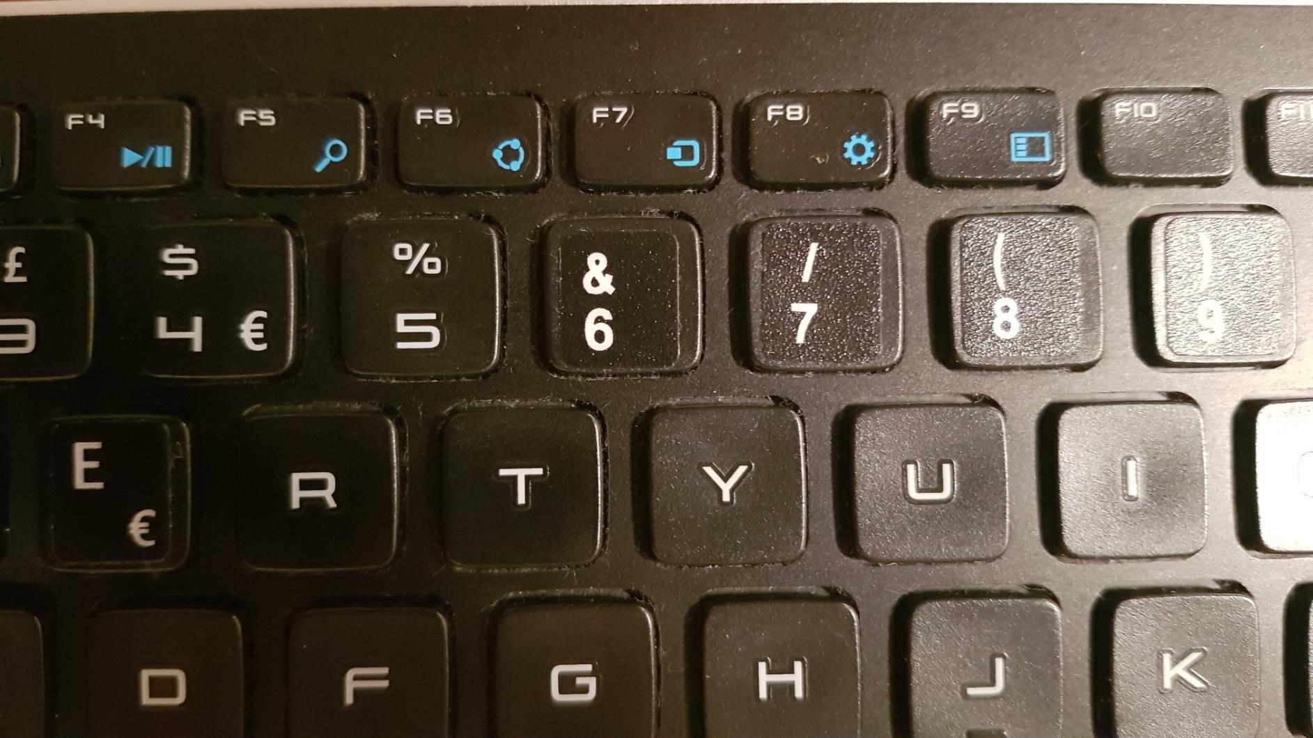 ITALIANBIZ Sticker Adesivo per Tastiera con Layout Italiano - Tasti ...