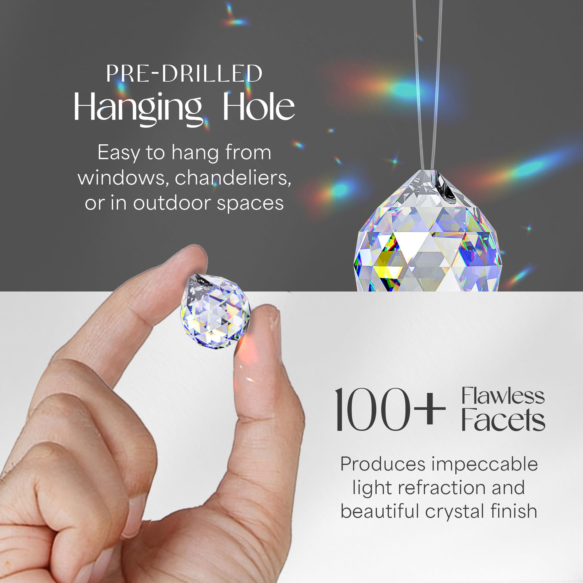 Snapklik.com : Davlan 24 Pack Suncatchers For Windows - Hanging Sun ...