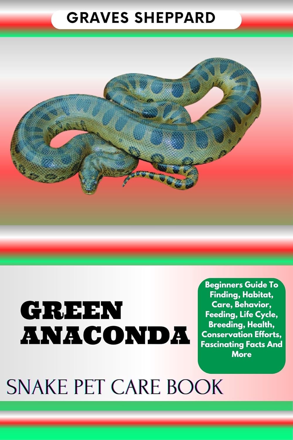 Amazon.com: GREEN ANACONDA SNAKE PET CARE BOOK: Beginners Guide To ...