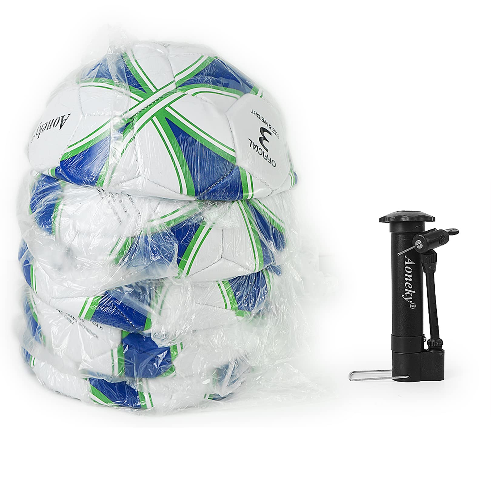 Snapklik.com : Aoneky Soccer Ball (Size 3-5 Deflated Balls