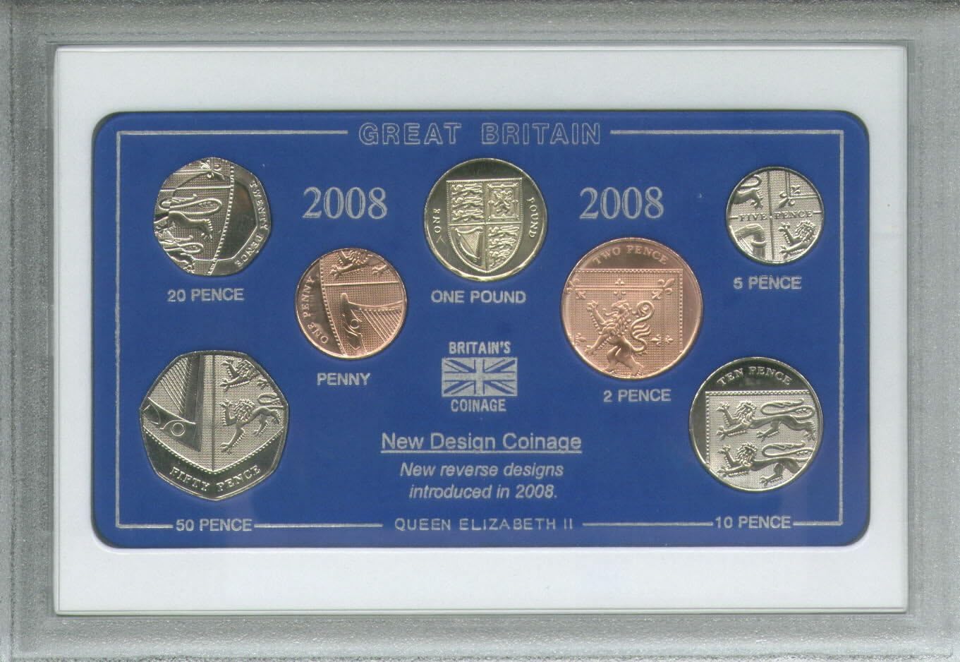2008 British Coin Gift Set (17th Birthday Year of Birth or Wedding ...