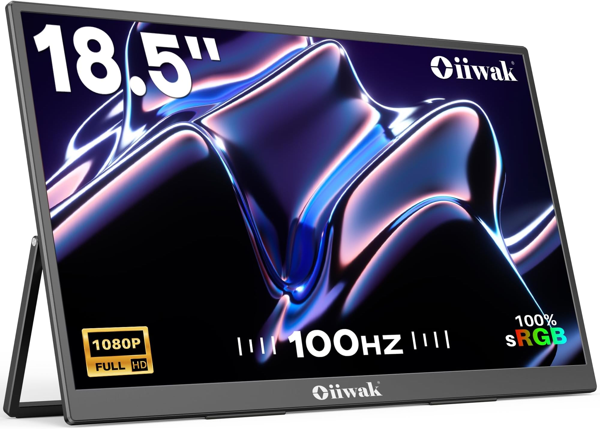 Amazon.com: Oiiwak 18.5 inch Large Portable Monitor | 100HZ Second ...