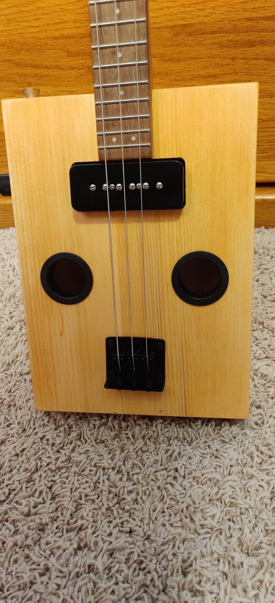 Amazon.com: 3-string Gold Hard-tail Bridge for Cigar Box Guitars & More ...