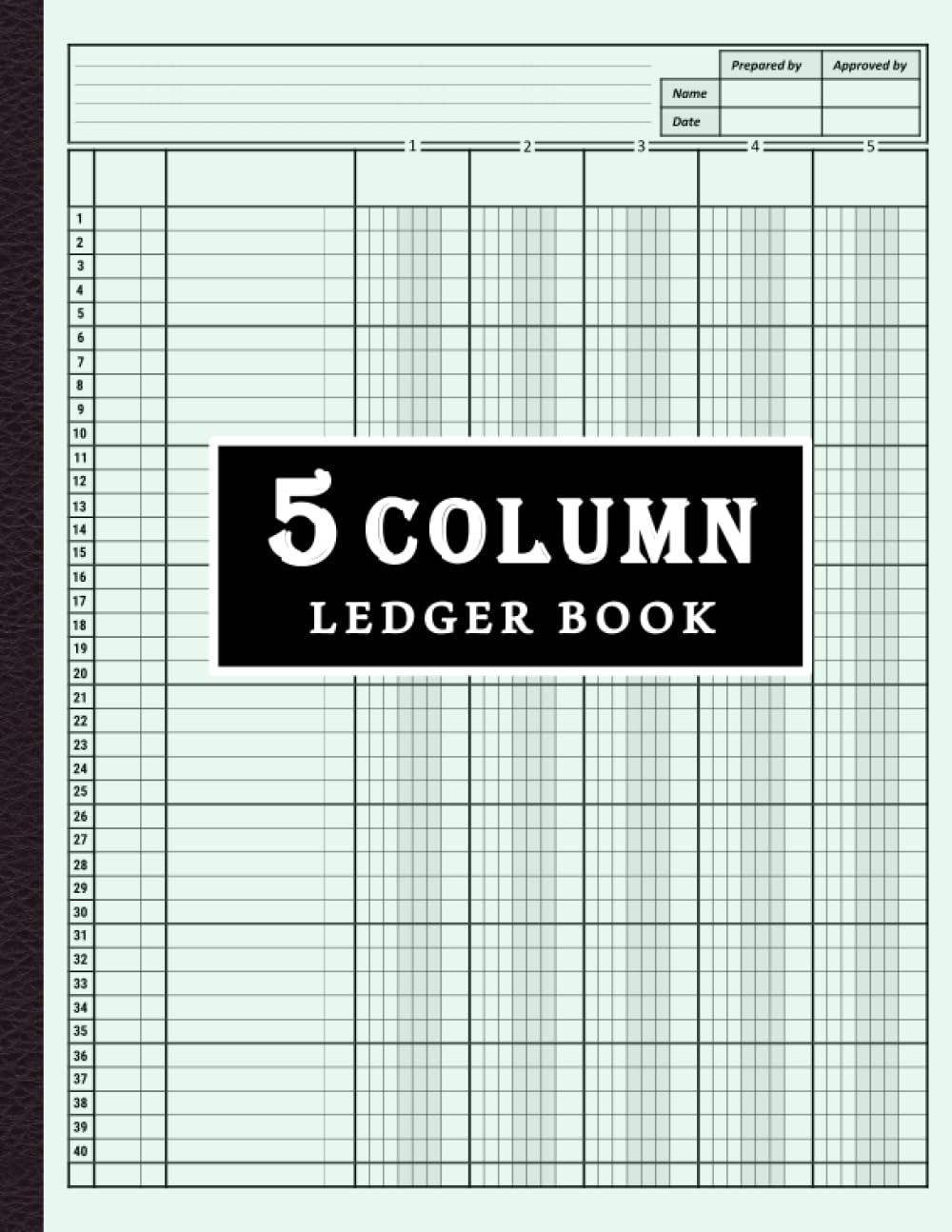 Amazon.com: 5 Column Ledger Book: Accounting Ledger Book for ...