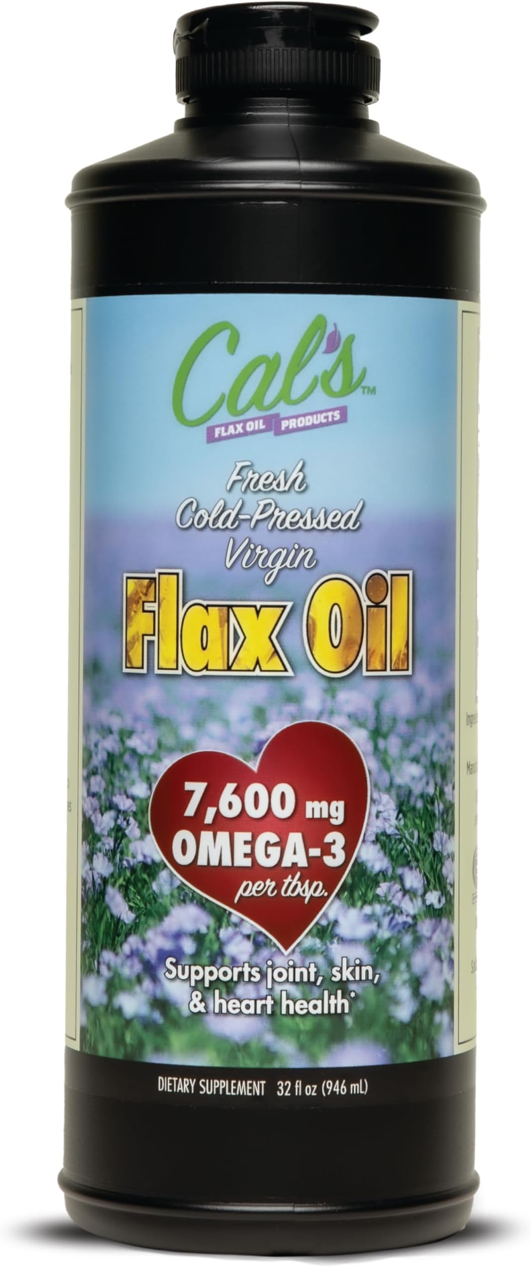 Amazon.com : Flora Certified Organic Flax Seed Oil - Cold Pressed ...