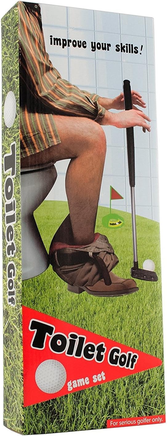 Potty Putter - Toilet Golf Game Fathers Day Dad Man Father Present ...