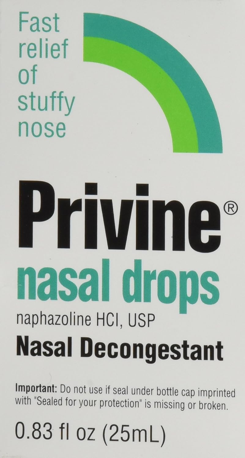 Amazon.com: Privine Nasal Drops-0.83 oz : Health & Household