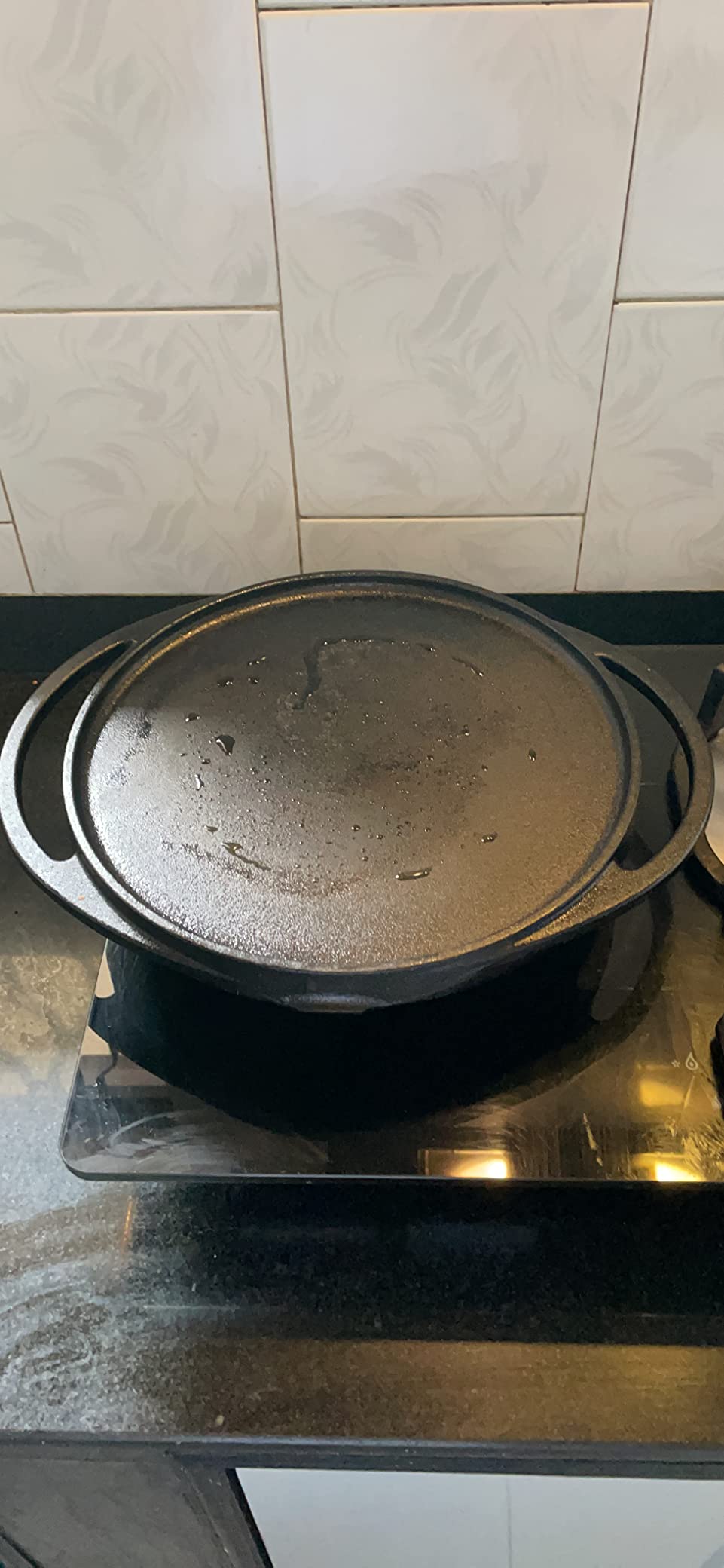 Buy Meyer Pre-Seasoned Cast Iron 2 in 1 Grill and Griddle Pan | Cast ...