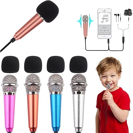 Amazon.com: Uniwit Mini Portable Vocal/Instrument Microphone for Mobile ...