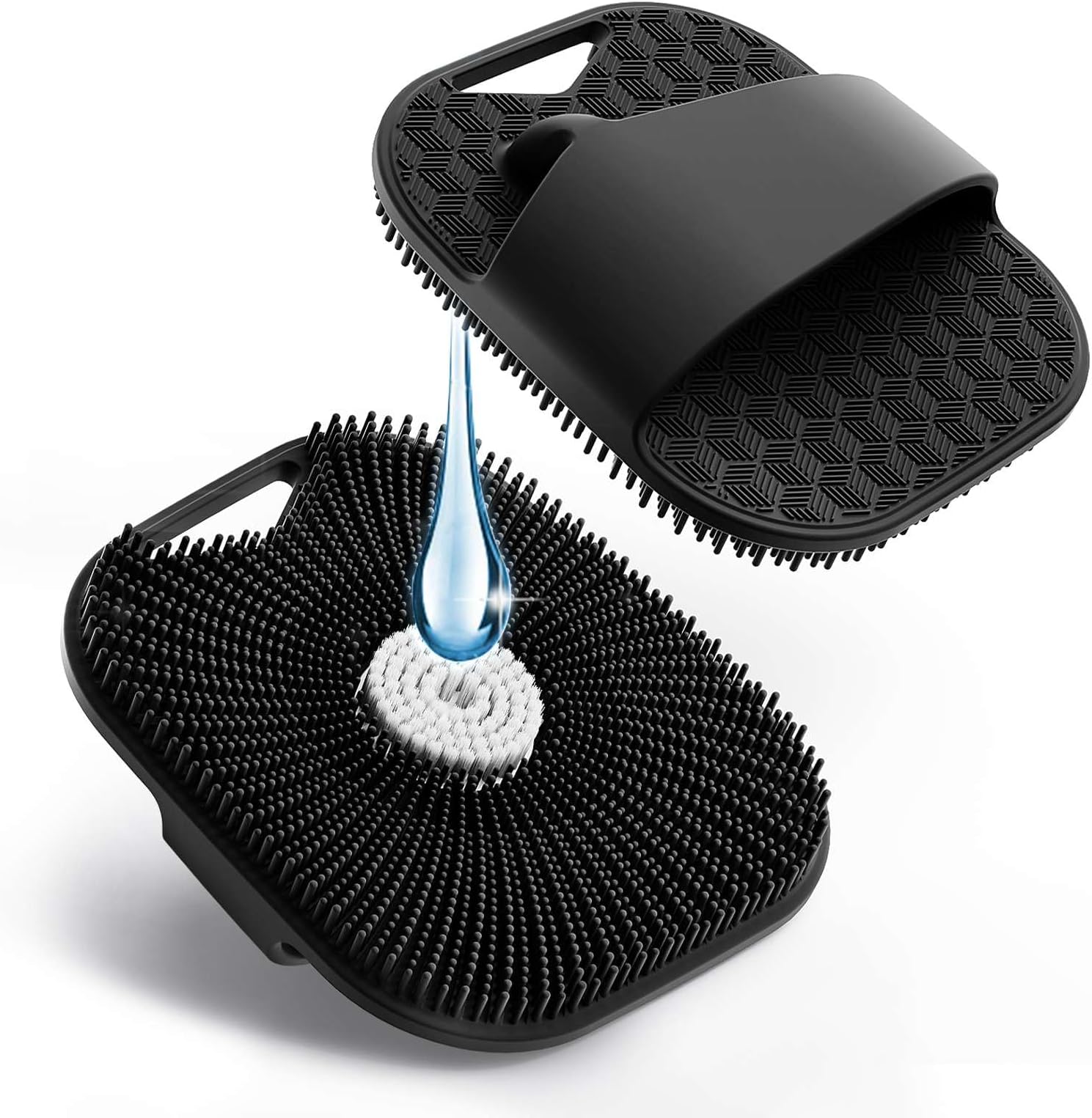 Amazon.com : OTAVILEM Body Scrubber with Soap Dispenser for Shower, 3 ...