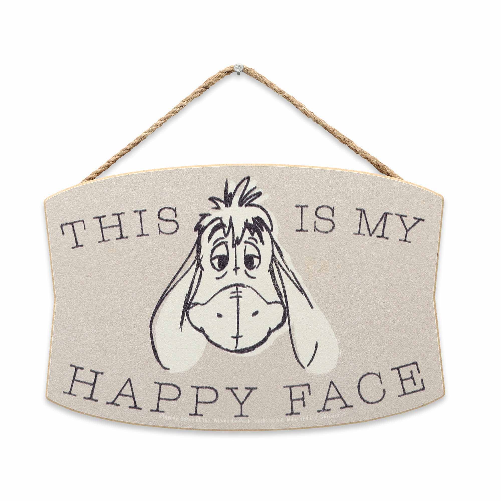 Amazon.com: Disney Winnie the Pooh Hanging Wood Wall Decor - This Is My ...