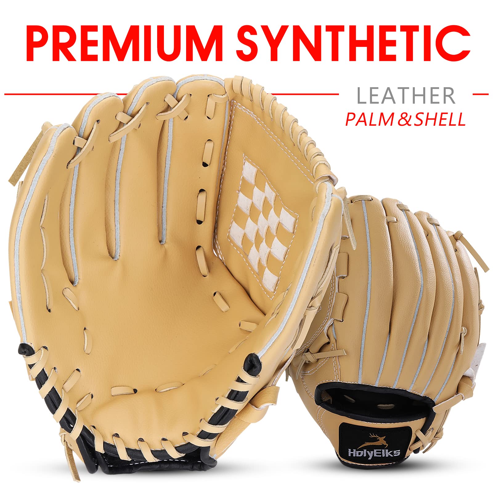 Baseball Glove,Baseball Softball Mitt for Kid Youth Adult,Baseball ...