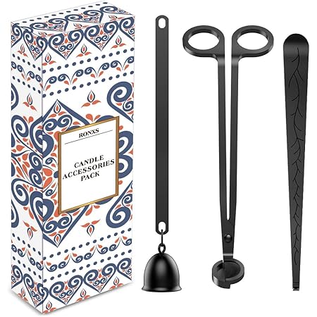 Amazon.com: BEDOGO 3 in 1 Candle Accessory Set with Wick Trimmer, Wick ...