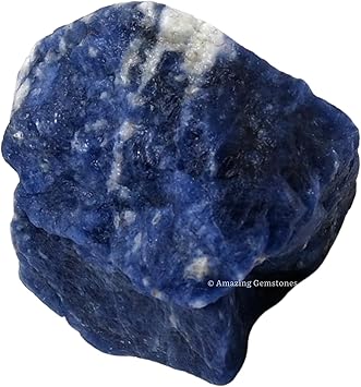 Amazon.com: Sodalite Raw Crystals and Healing Stones, Natural Rocks for ...