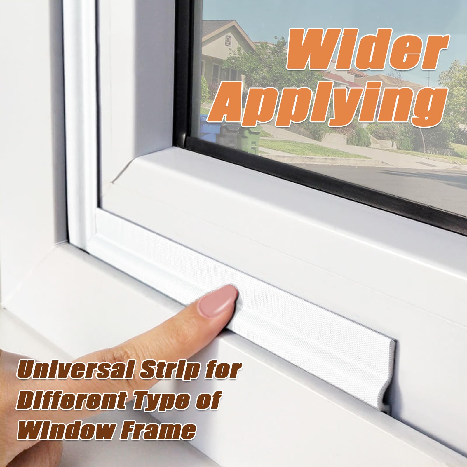 Snapklik.com : 16.4 FT Window Adhesive Weather Stripping Seal Strip PU ...