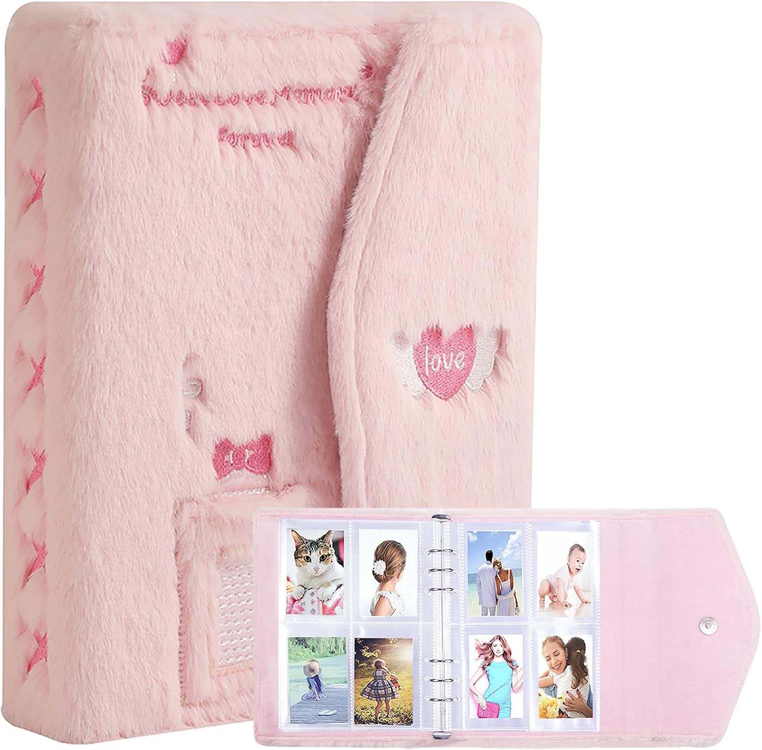 Amazon.com: SZHTSWU A5 Binder Kpop Plush Photocard Album with 20 Pcs ...