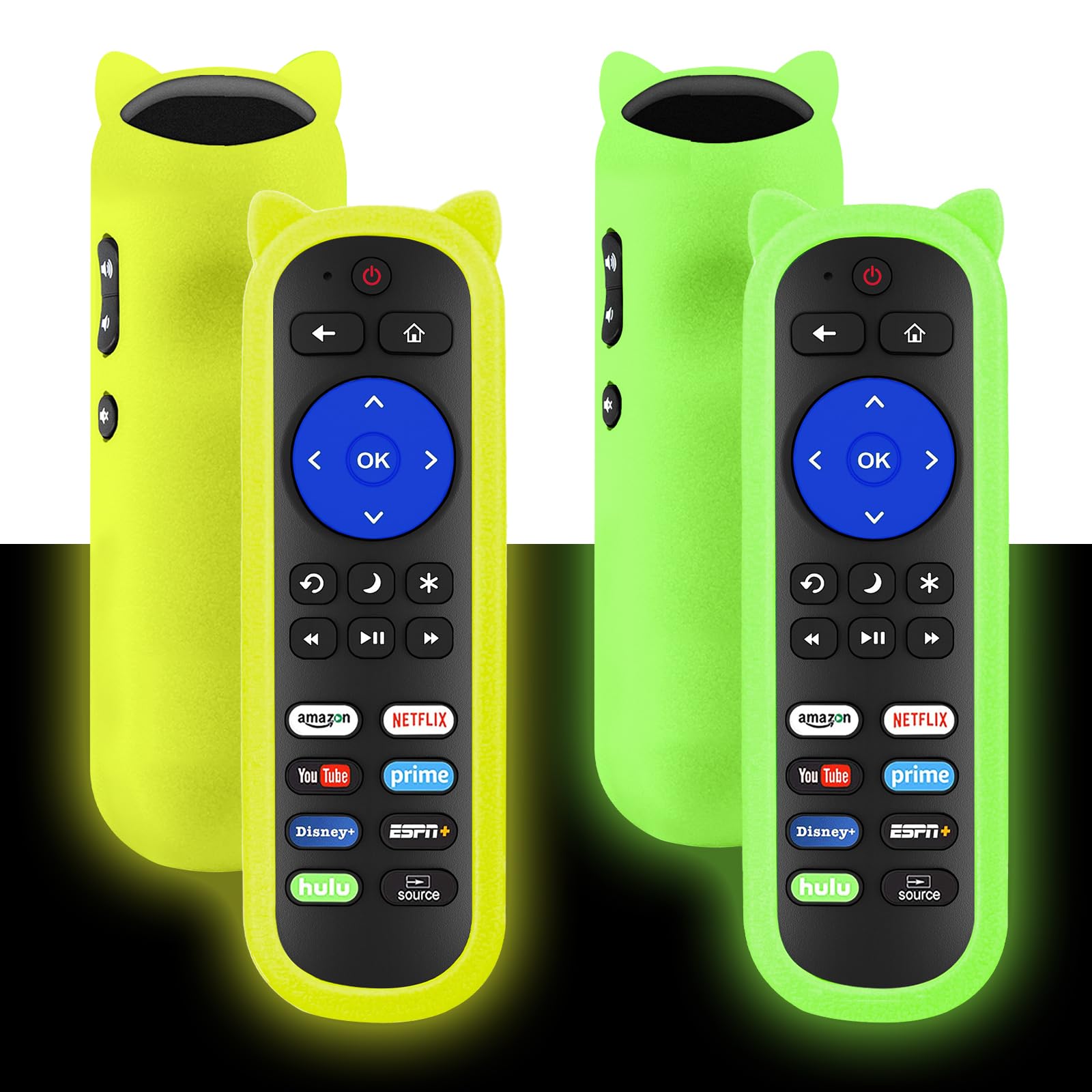 Amazon.com: Pack of 2 Universal Remote Compatible with Roku Remote and ...