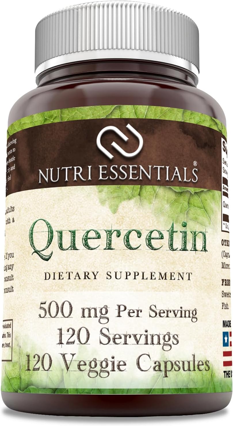 Nutri Essentials - Quercetina 500 mg - 120 Cápsulas Veganas ...