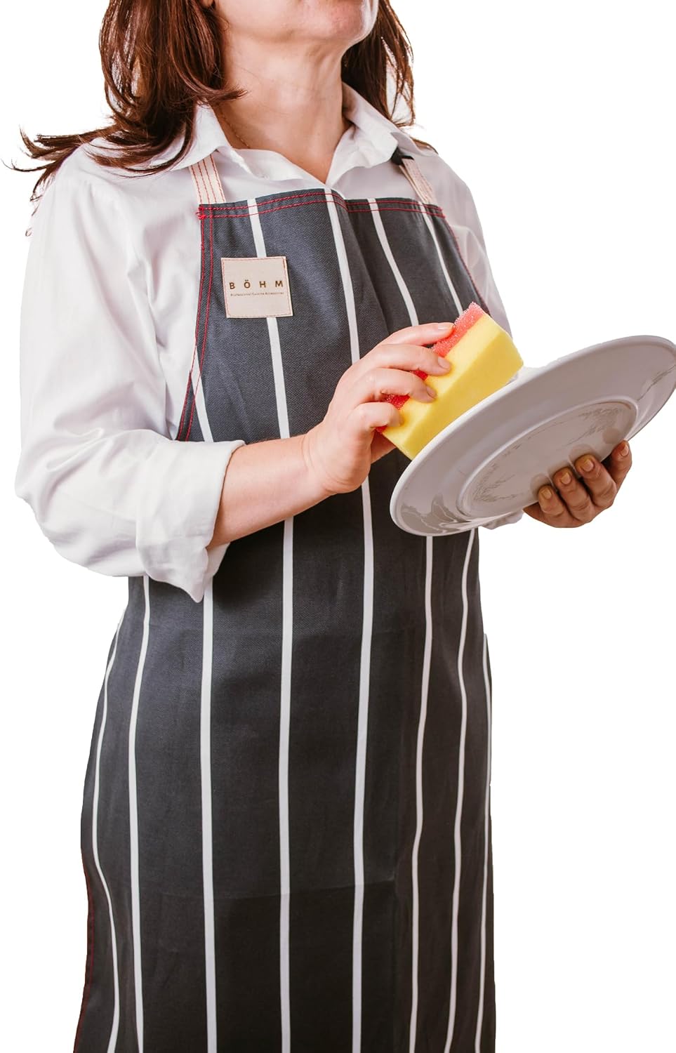 BÖHM Avental de Cozinha de Tecido IMPERMEÁVEL Ajustável Durabilidade ...