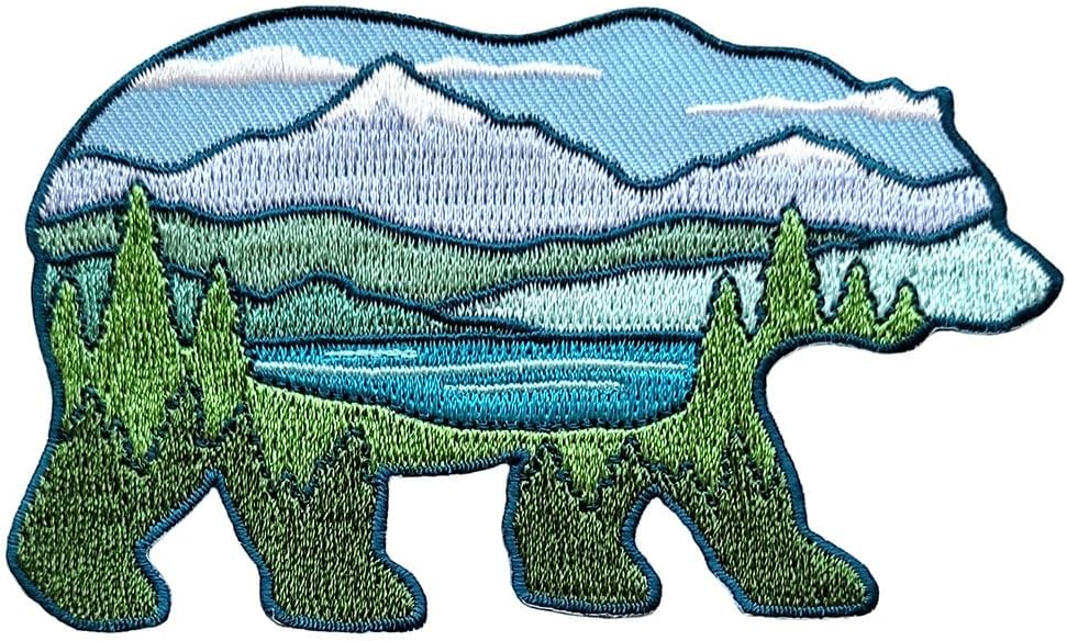 Amazon.com: California Bear Patch Animal State Iron On Embroidered