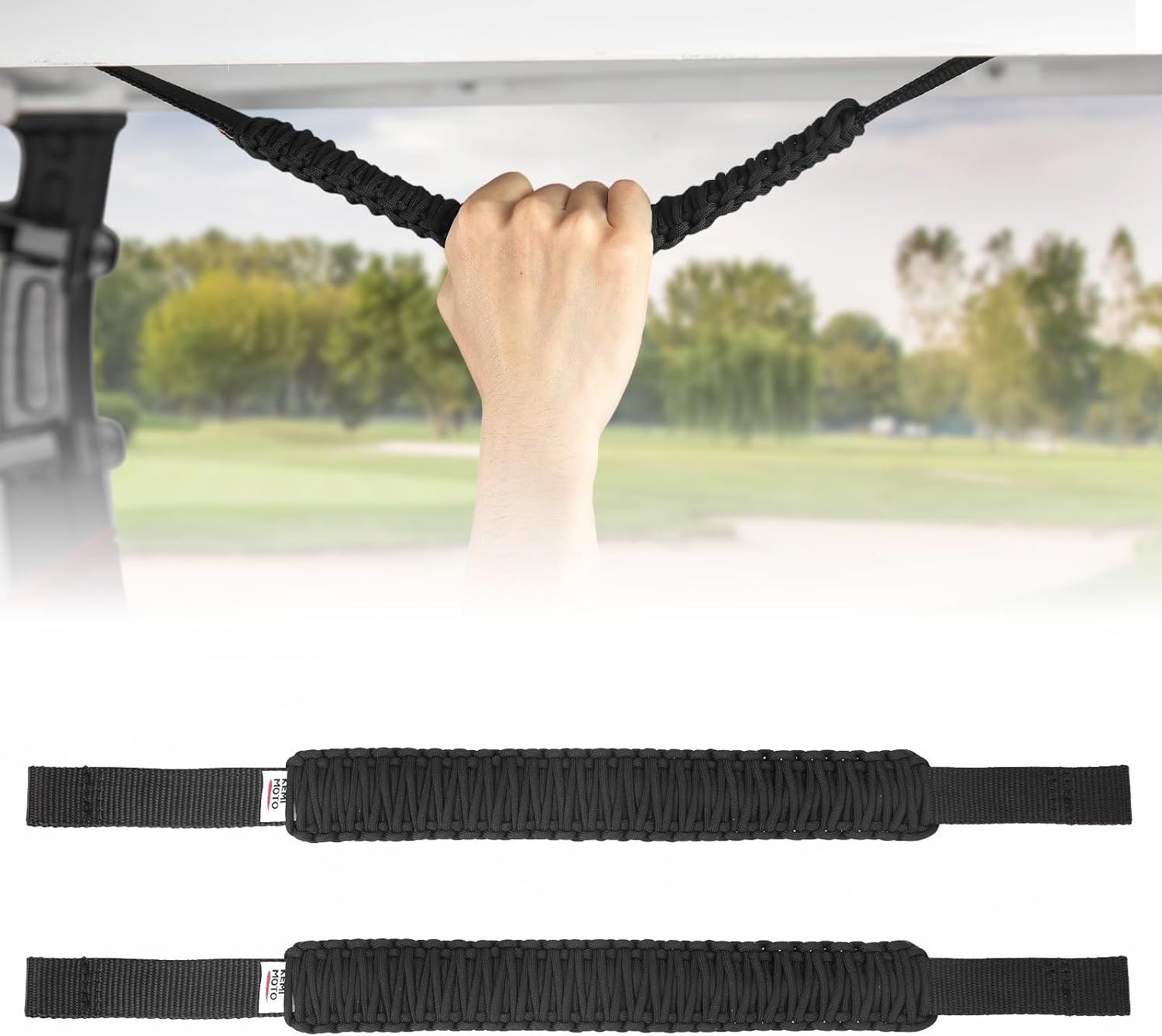 Amazon.com: KEMIMOTO Golf Cart Grab Handles, Safety Roof Grab Handles ...