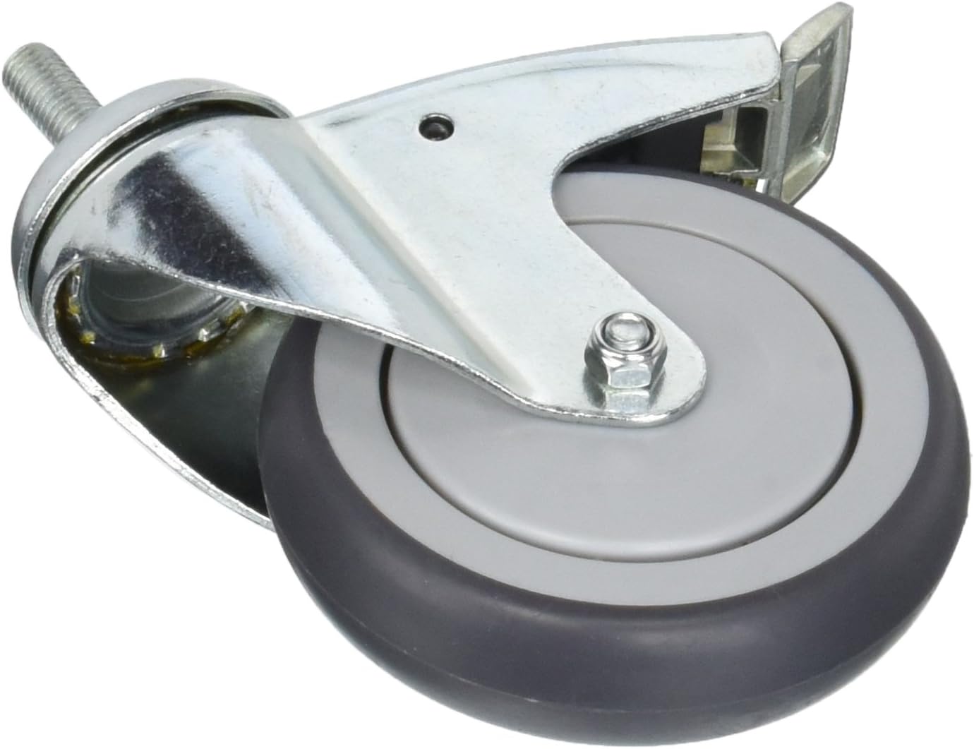 Amazon.com: Grizzly T21633 5-Inch Post Mount Swivel Caster with Brake ...